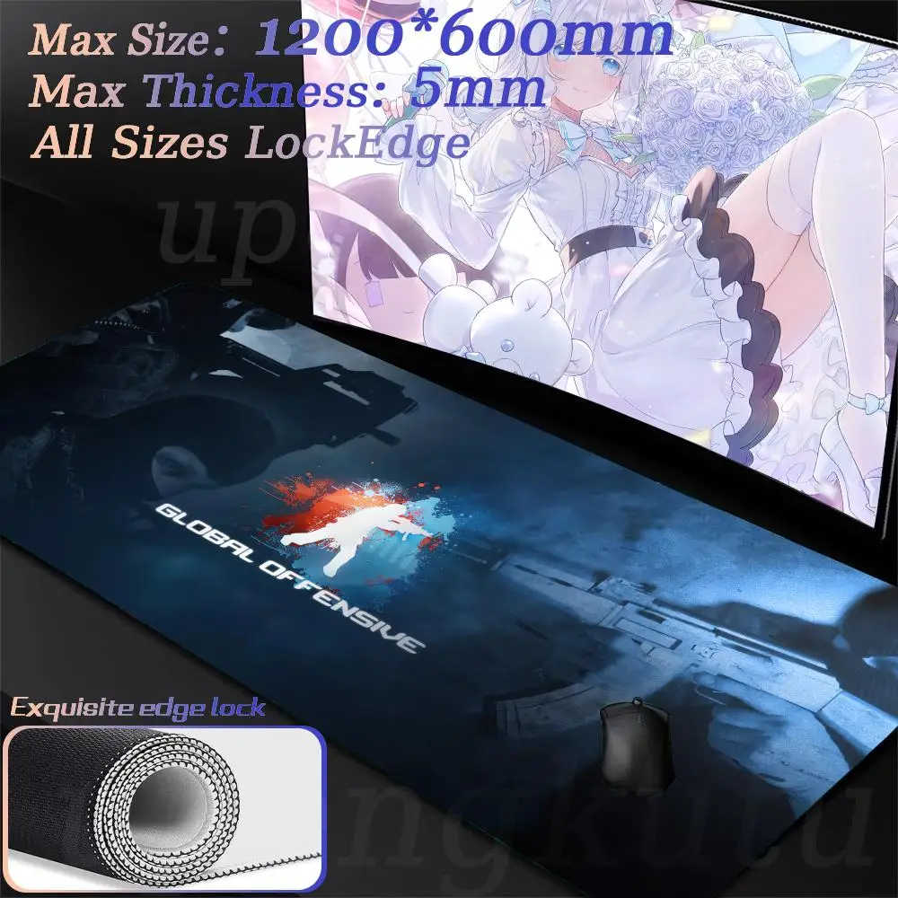 Kawaii Mouse Desk C_counters_StrikeS Pad Non-Slip Rubber Edge Holiday ...