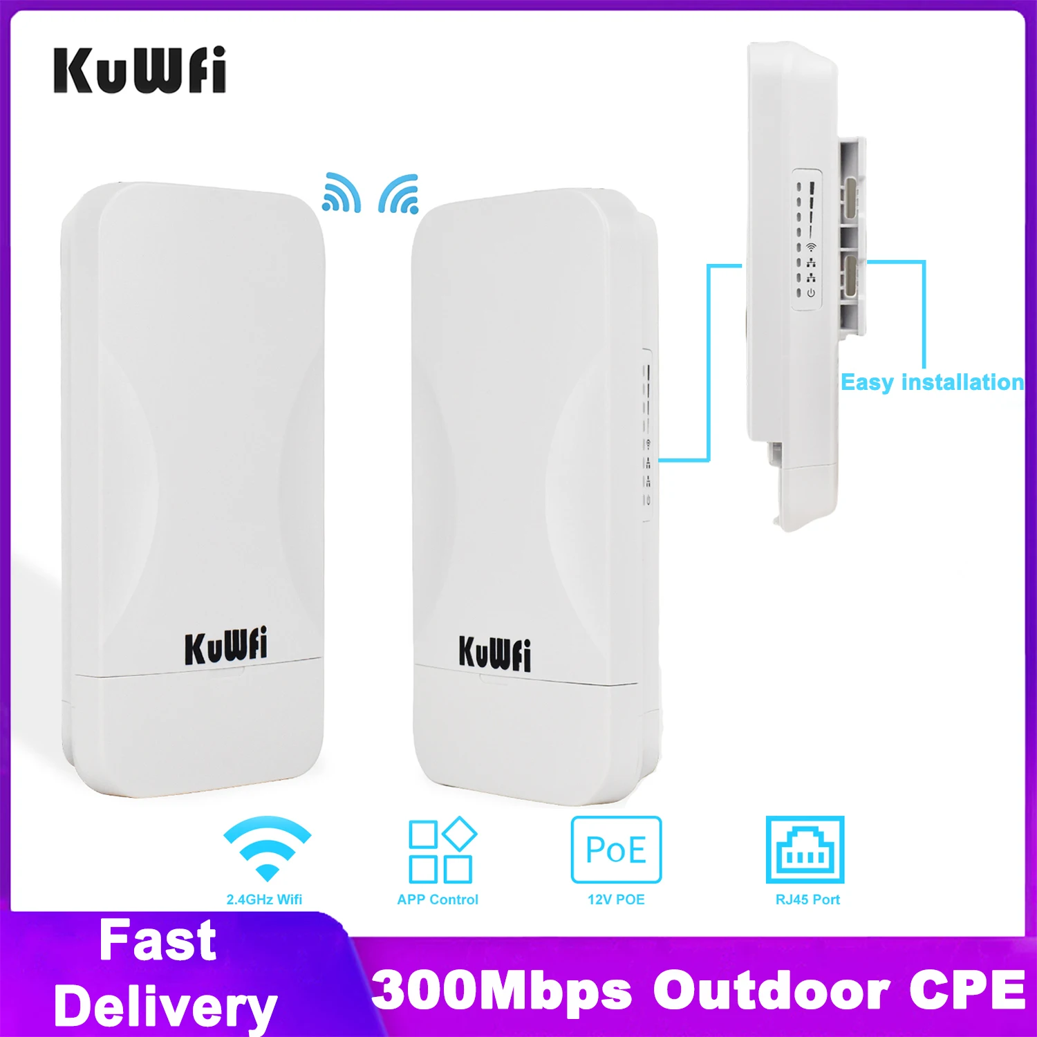 Беспроводной Wi-Fi роутер KuWFi 300 Мбит/с | AliExpress