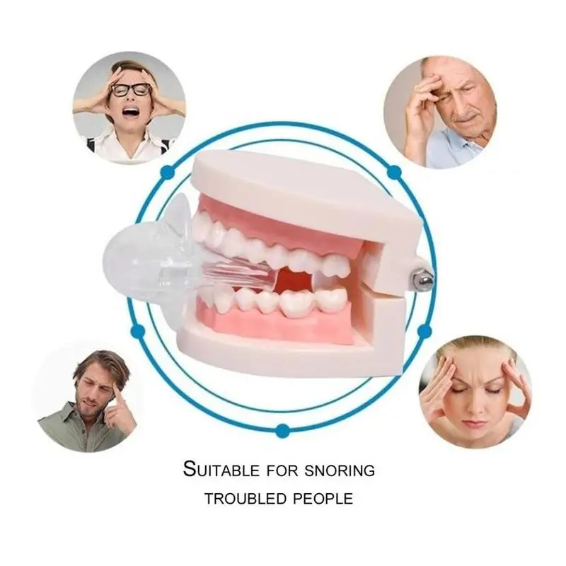 Health Care Silicone Anti Snoring Tongue Retaining Breathing Apnea ...