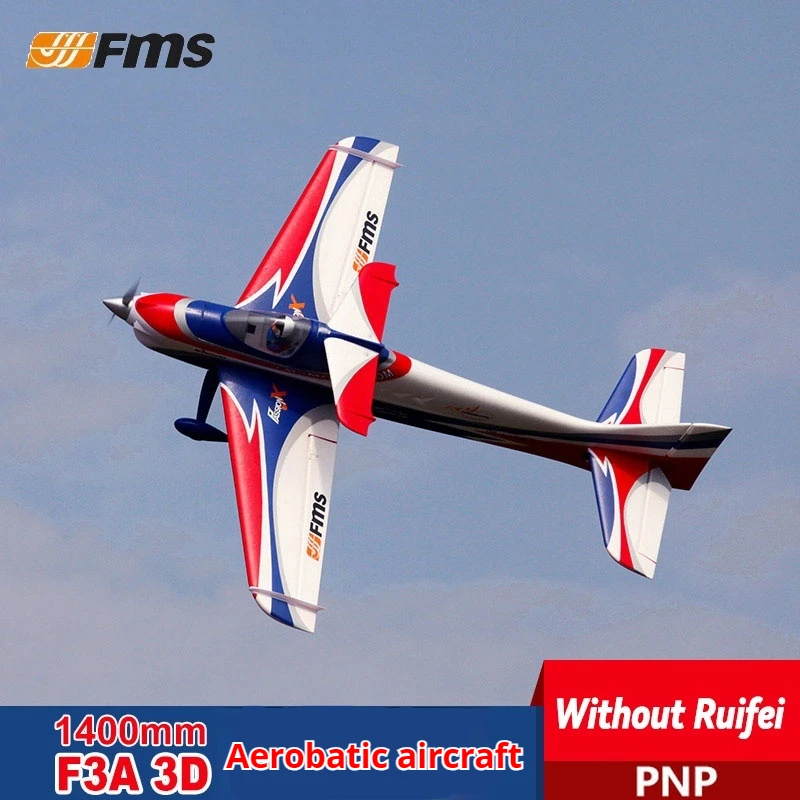 FMS новый 1400 мм 70 уровней большой F3A RC 3D трюковый самолет модель с фиксированным крылом ...
