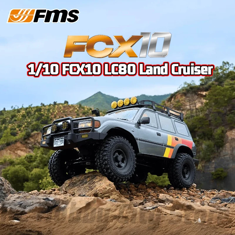 FMS FCX10 LC80 Land Cruiser 1/10 RC Electric Remote Control Model Car ...
