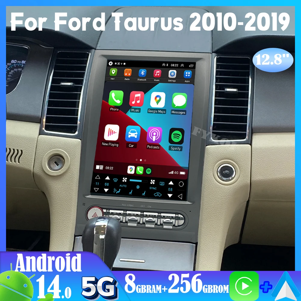 Android 14 для Ford Taurus 2010-2019 автомобильный радиоприемник ...