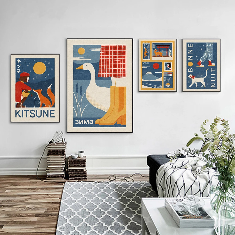 Vintage Posters Framed