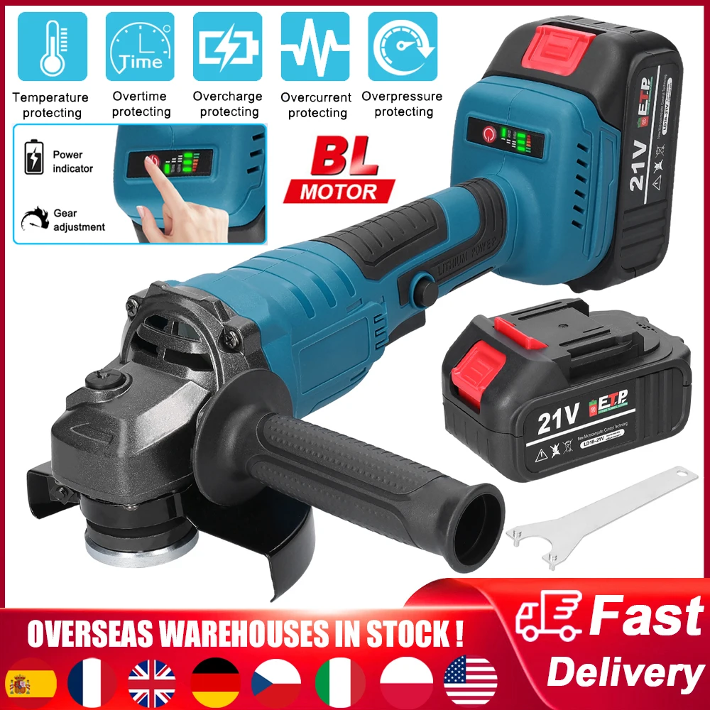 Бесщеточная угловая шлифовальная машина Meterk 21V | AliExpress