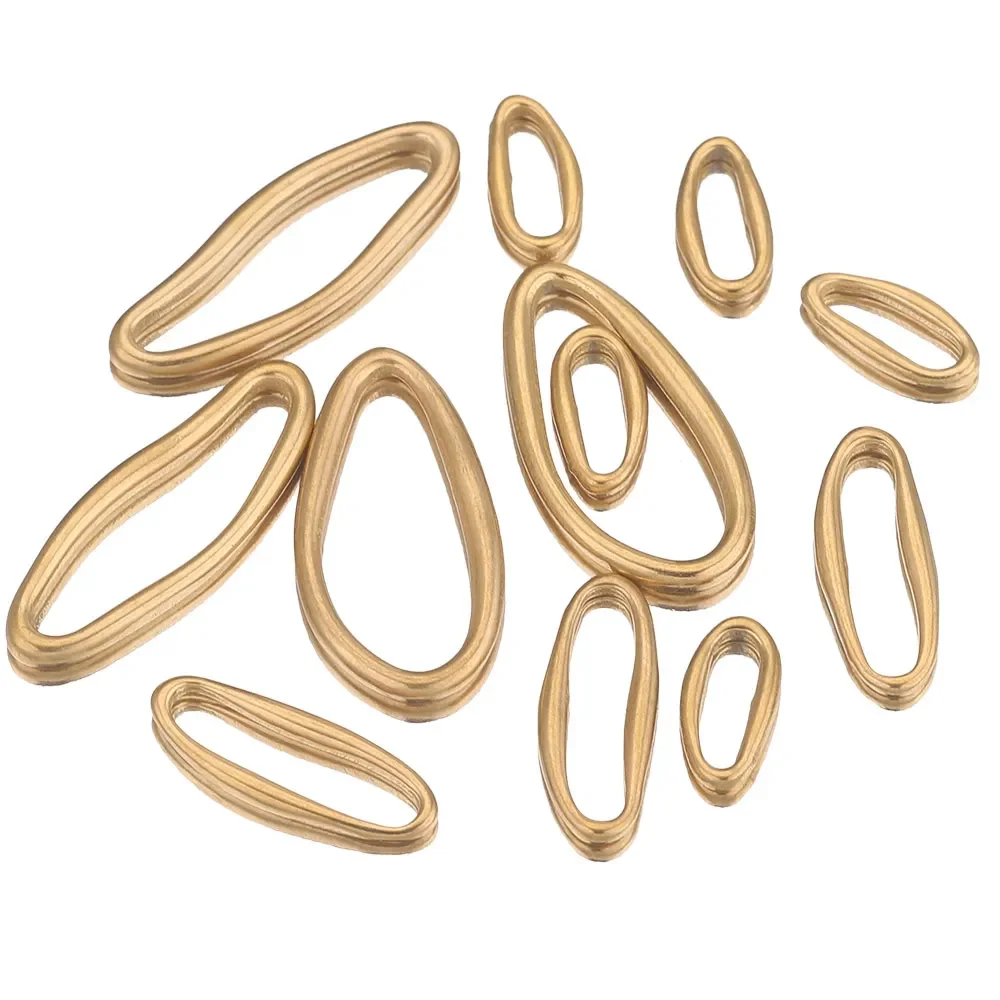 5 шт., позолоченные серьги из нержавеющей стали 316L, Alisaya | AliExpress