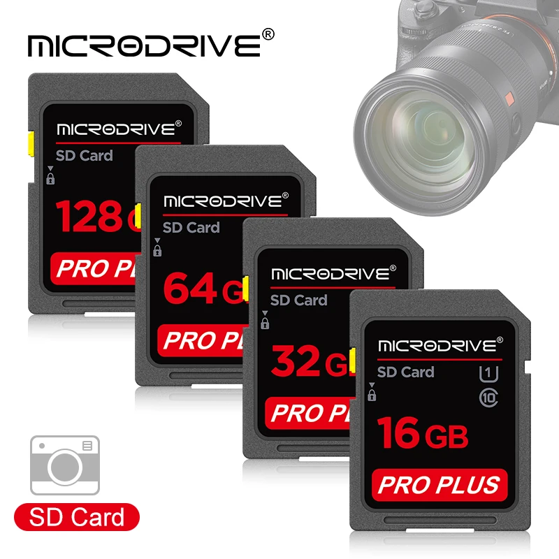MicroDrive SD-карта 16 ГБ, 32 ГБ, 64 ГБ, 128 ГБ, 256 ГБ для камеры | AliExpress