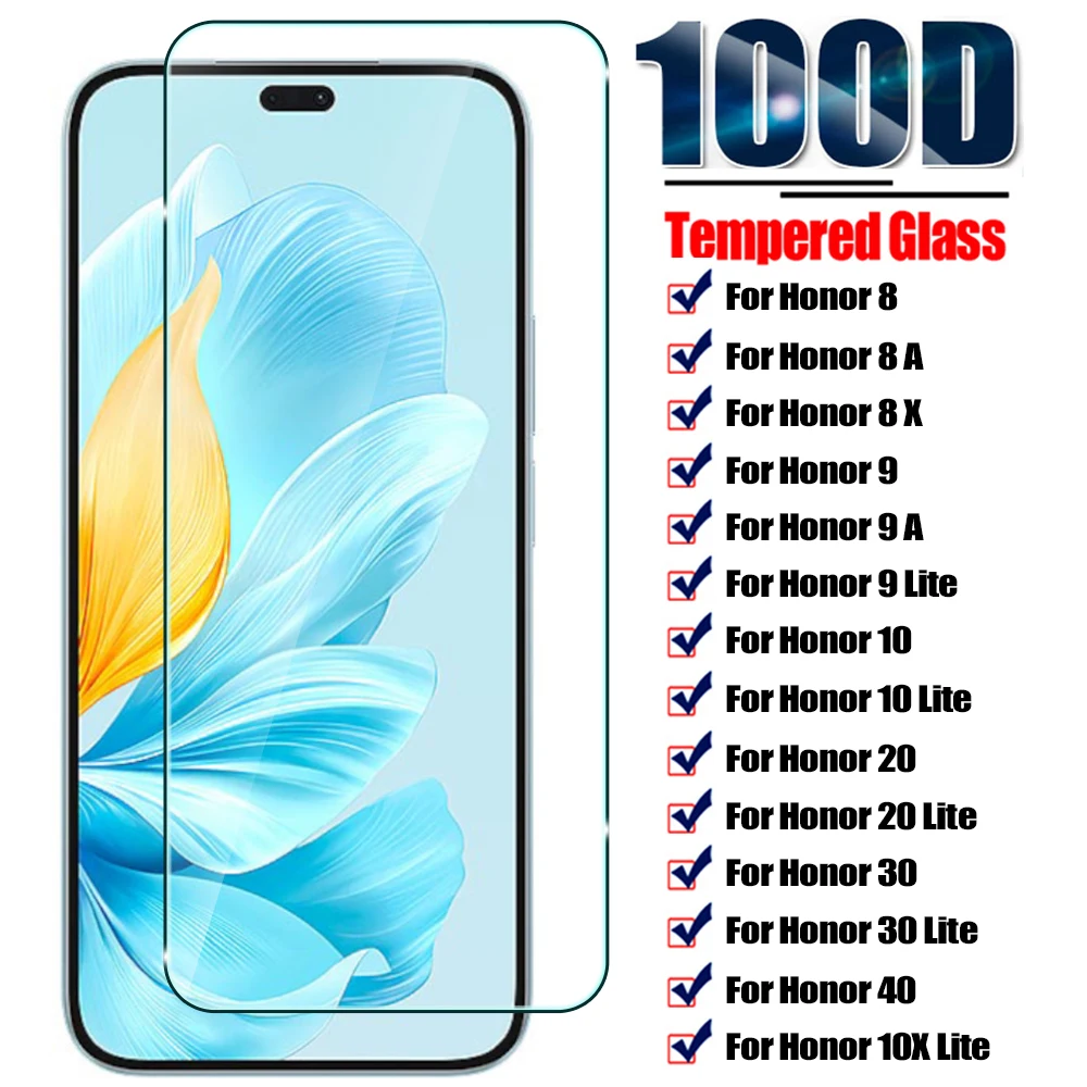1 шт. Защитное стекло для Honor 8 9 10 20 30 Lite 10i 20i V20 V30 закаленное стекло для Honor 40 ...