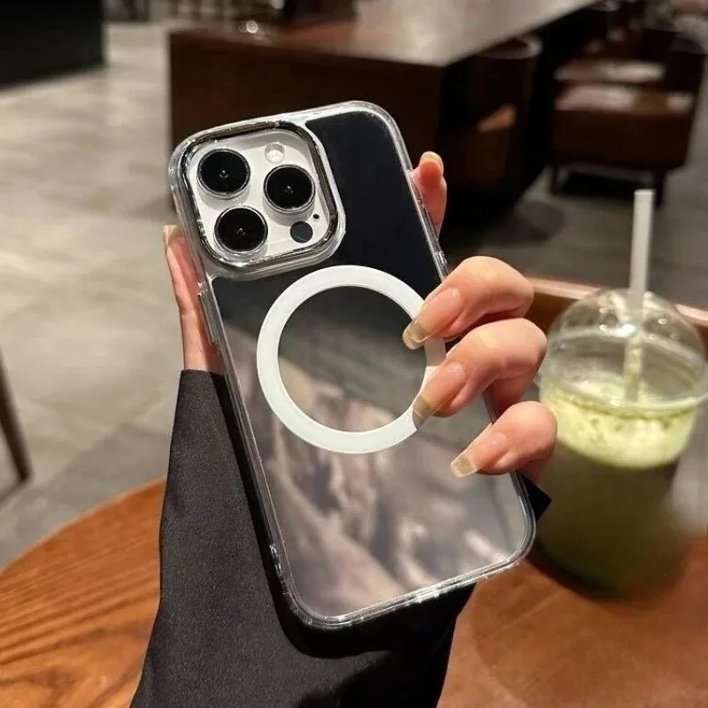 Магнитный зеркальный корпус для Huawei Nova 12 11 10 9 8 7 Pro SE Ultra P40 Lite Honor 50 Pro ...