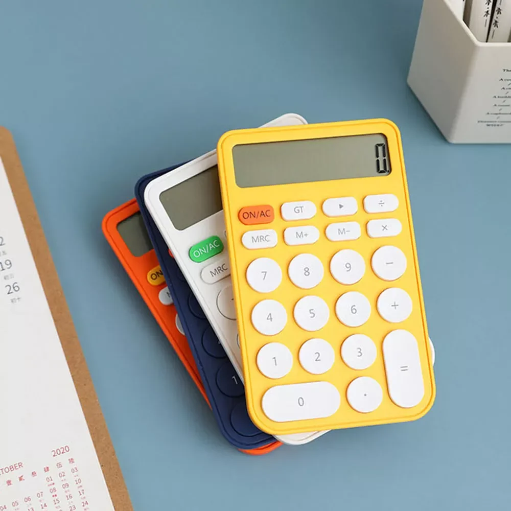 Candy Color Handheld Calculator Student Learning Assistant Calculator ...