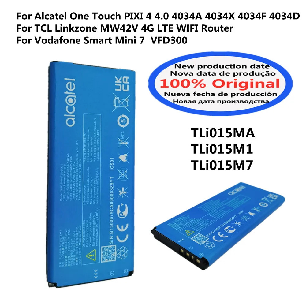 TLi015MA аккумулятор для телефона Alcatel One Touch PIXI 4 4034A 4034D ...