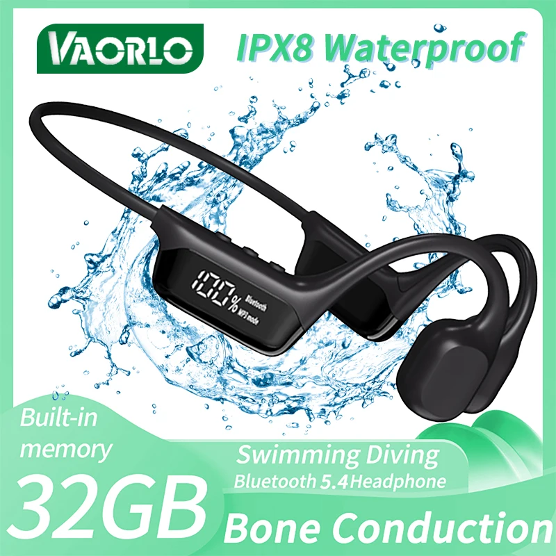 Bluetooth 5,4 наушники S10 с костной проводимостью, водонепроницаемость ...