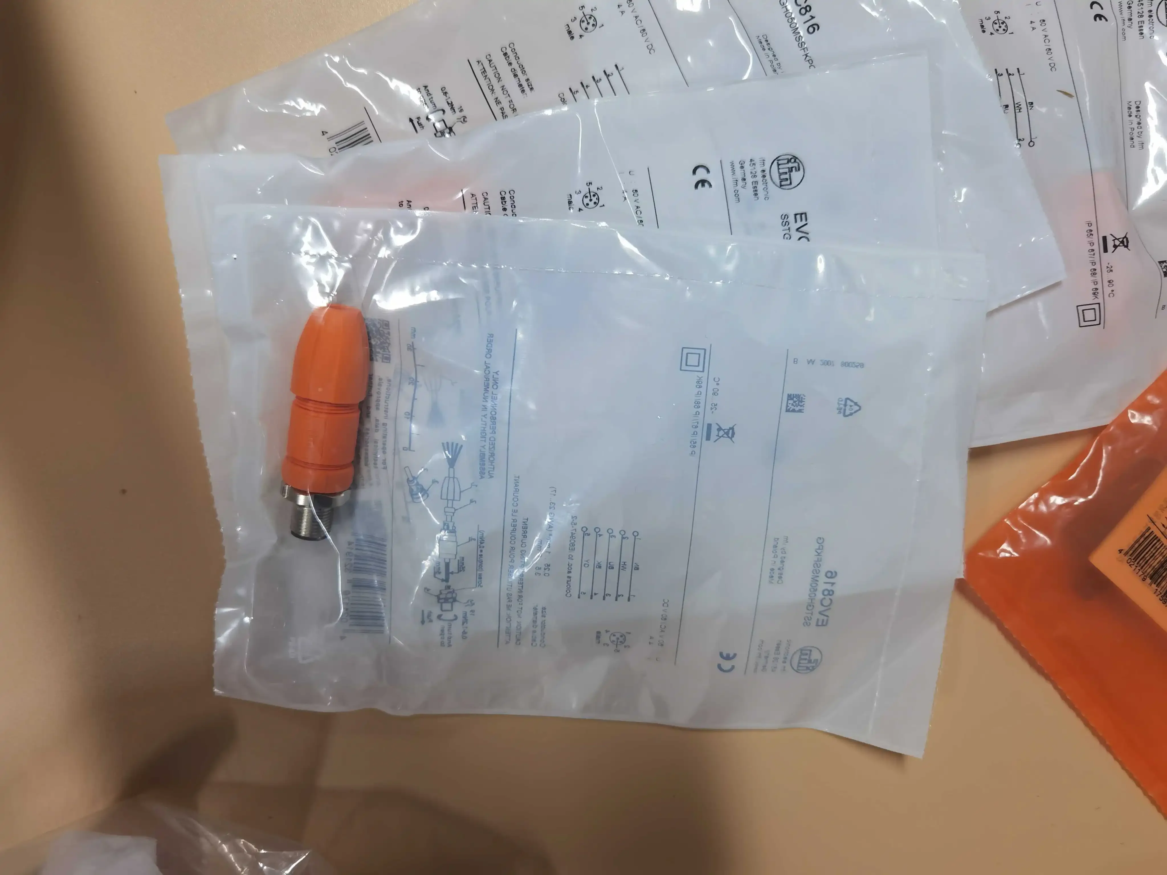 2 шт. новый оригинальный разъем датчика IFM EVC811 EVC816 | AliExpress