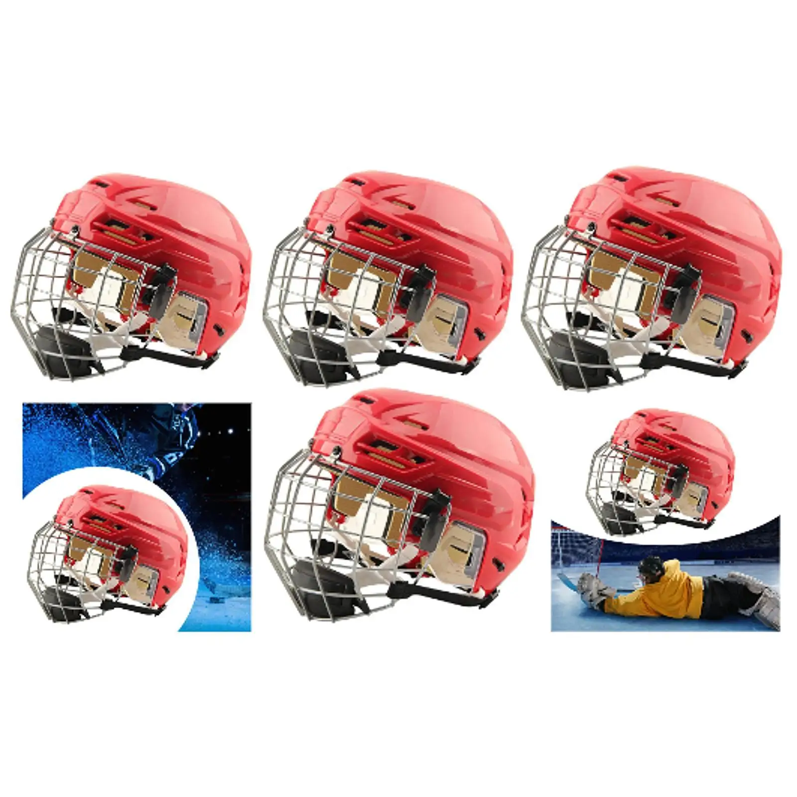 Хоккейный шлем MagiDeal детский | AliExpress