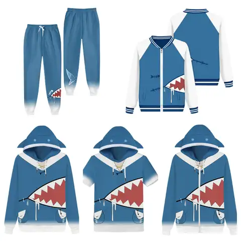 Gawr gura jacket - купить недорого | AliExpress