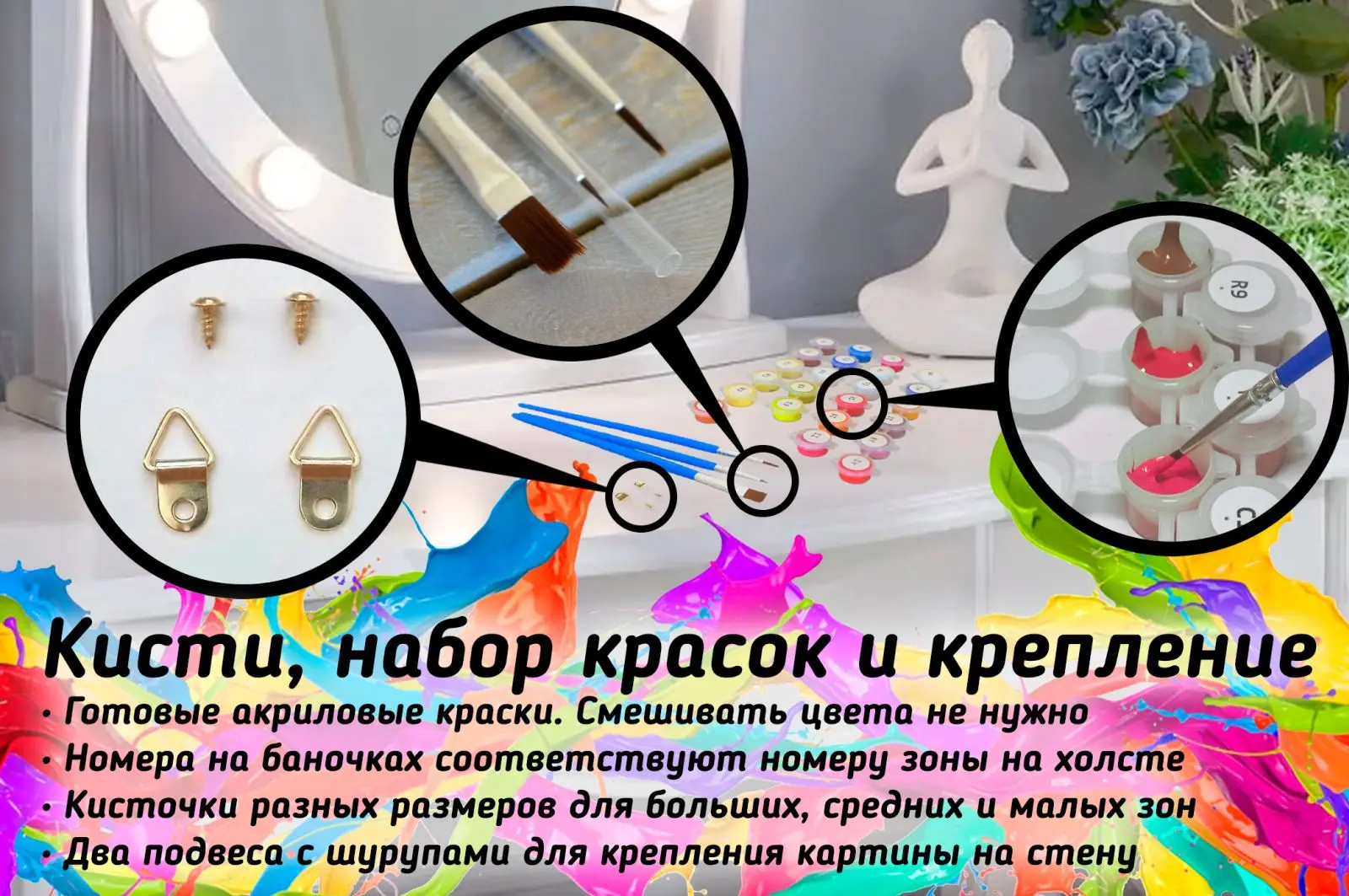 Картина по номерам Аниме девушка-горничная на стену | AliExpress