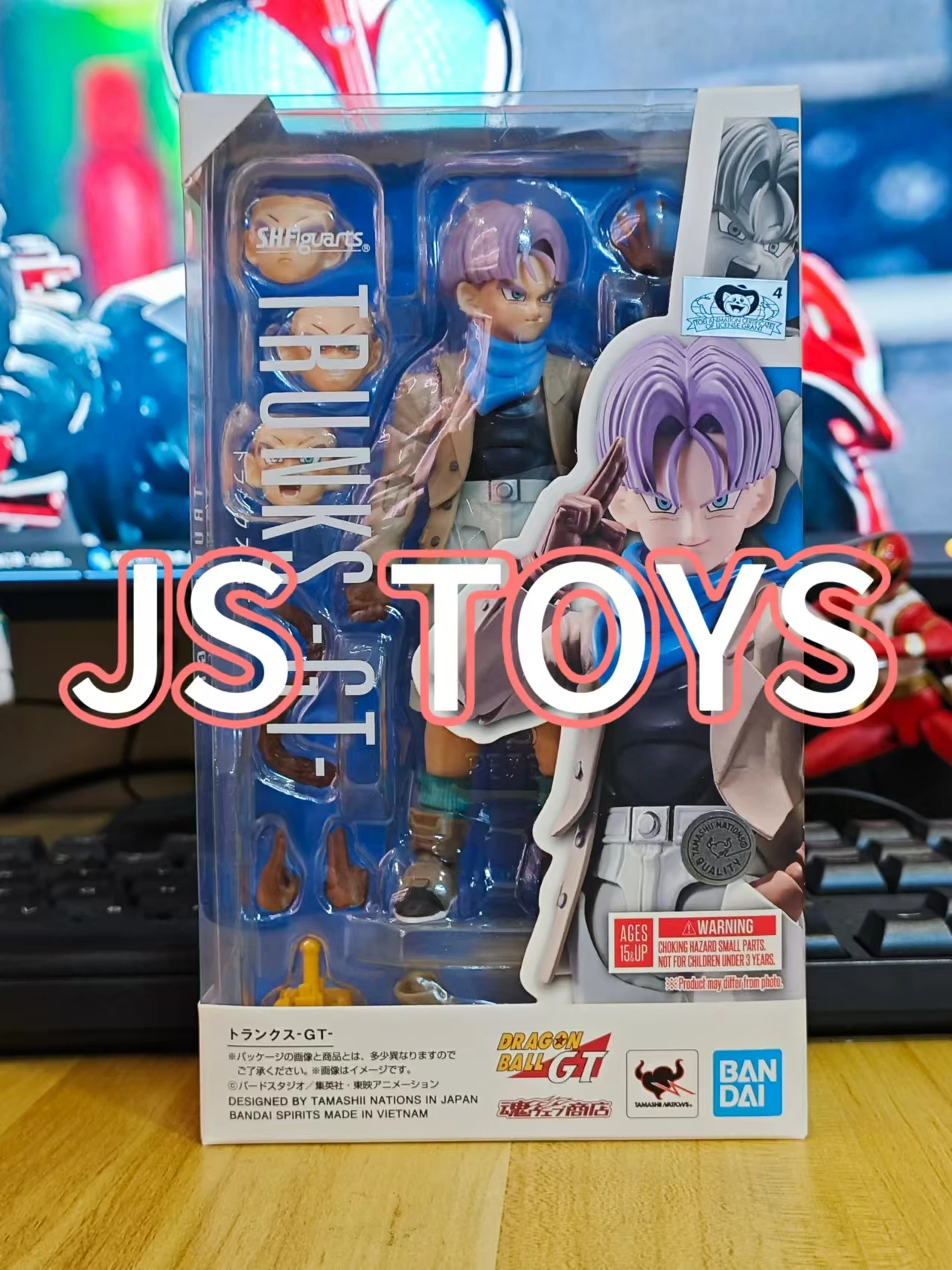 Bandai Dragon Ball GT S.H.Figuarts SHF TRUNKS GT Anime Action ...