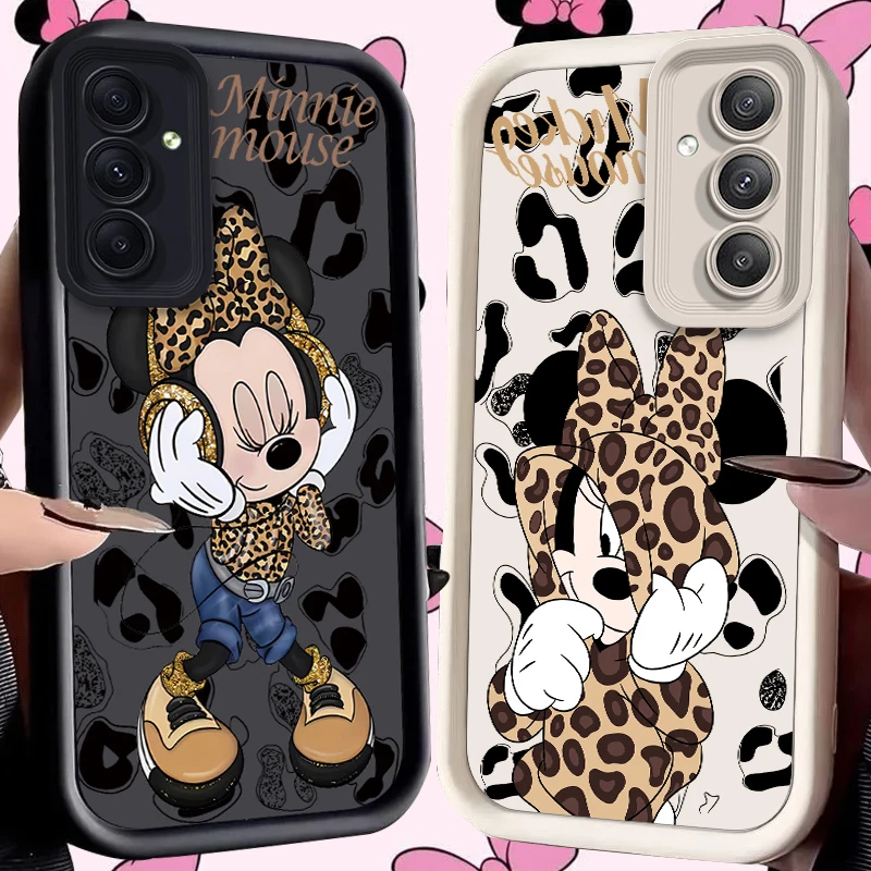 Mickey Minnie Case for Samsung Galaxy A73 A72 A71 A55 5G A54 A52 A52S A51 4G A31 A30 A24 A23 A22 ...