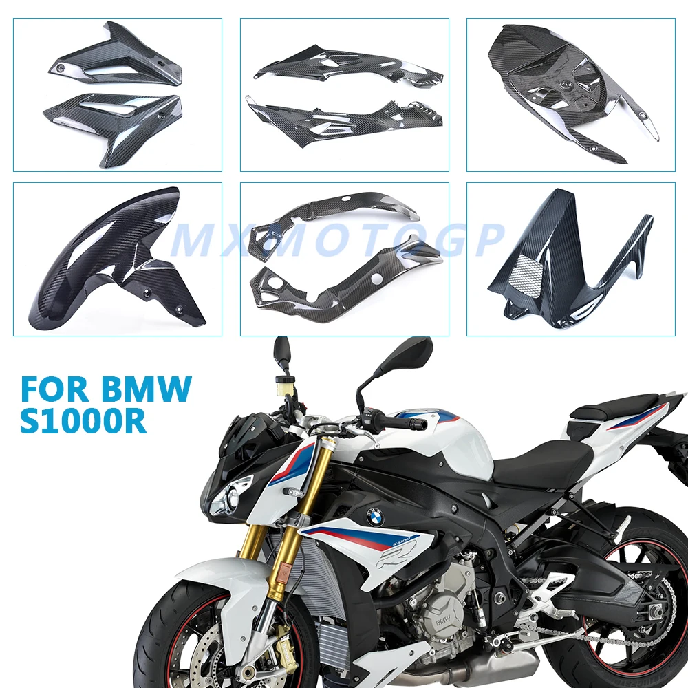 For BMW S1000R S1000 R 2014 - 2018 2019 2020 100% Carbon Fiber Front ...