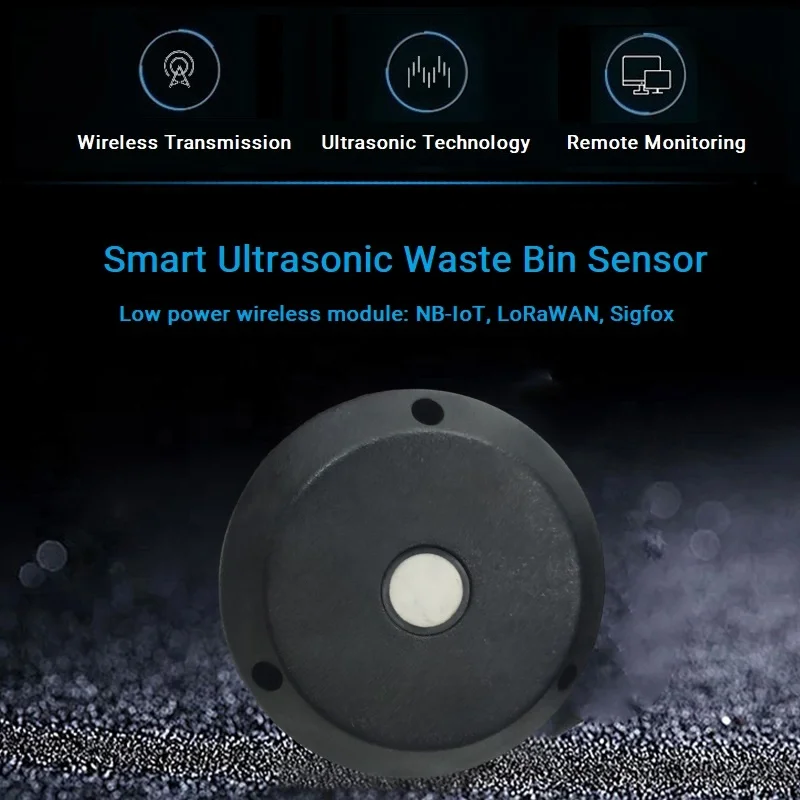 GPRS/ 4G/ NB-IoT/ Lorawan/ Sigfox Smart WASTE BIN SENSOR For Waste ...