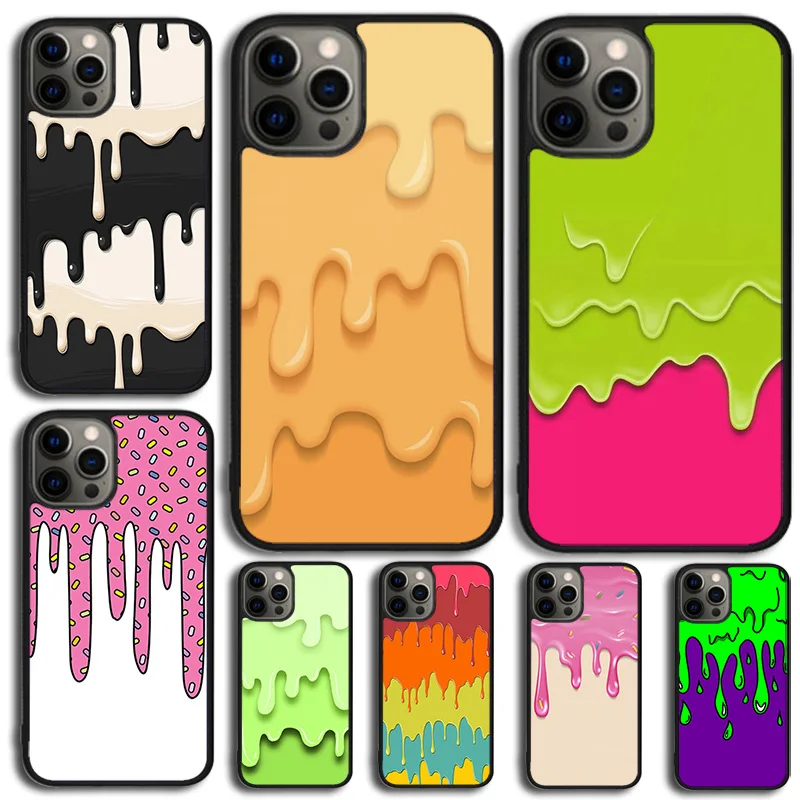 Drip Art Aesthetic Phone Case For iPhone 14 15 16 13 12 Mini Max Cover ...