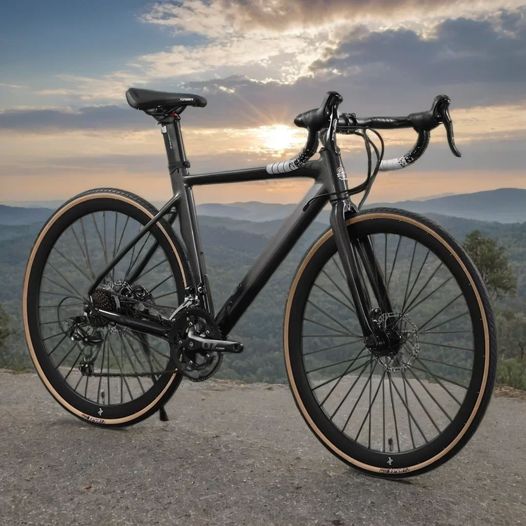 700C * 28C шоссейный гоночный велосипед, легкий изогнутый руль, дорожный велосипед, двойной ...