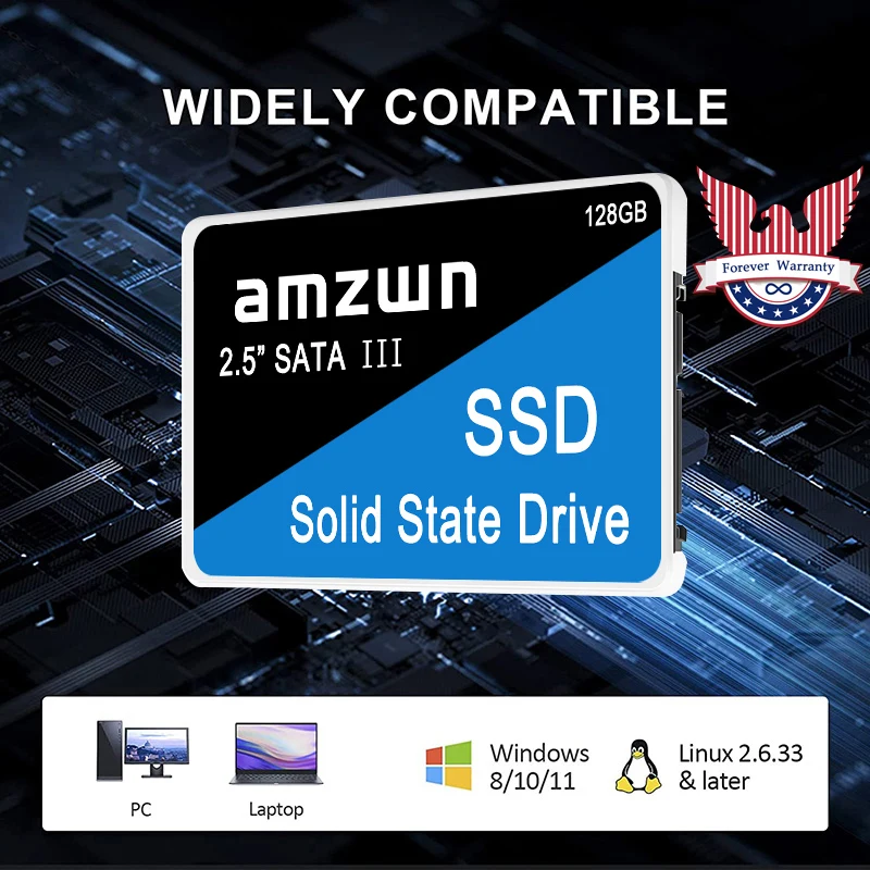 Для настольных ПК, ноутбука, SSD 120 ГБ, 250 ГБ, 500 Гб, 960 ГБ, 2 ТБ ...