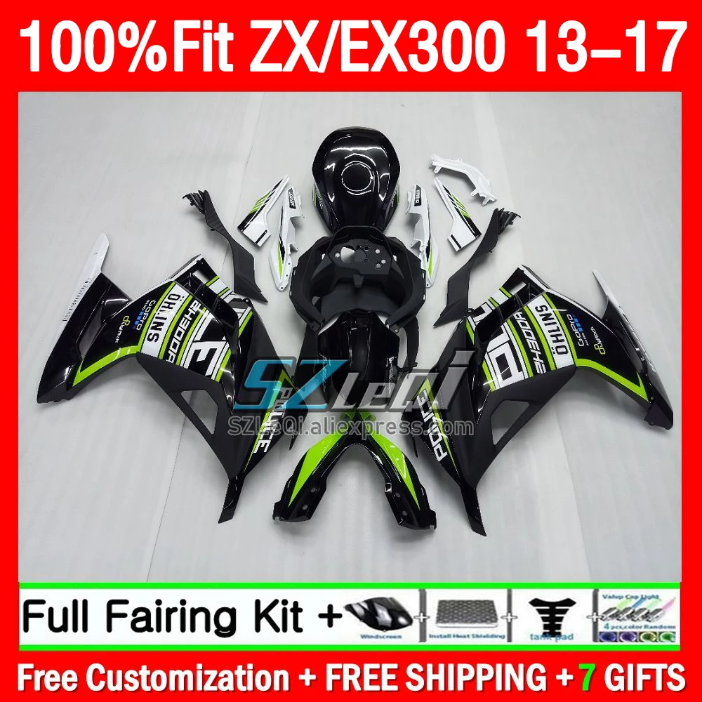 Инъекционный обтекатель для KAWASAKI NINJA ZX-3R EX300 ZX 300 106Q1.70 ...