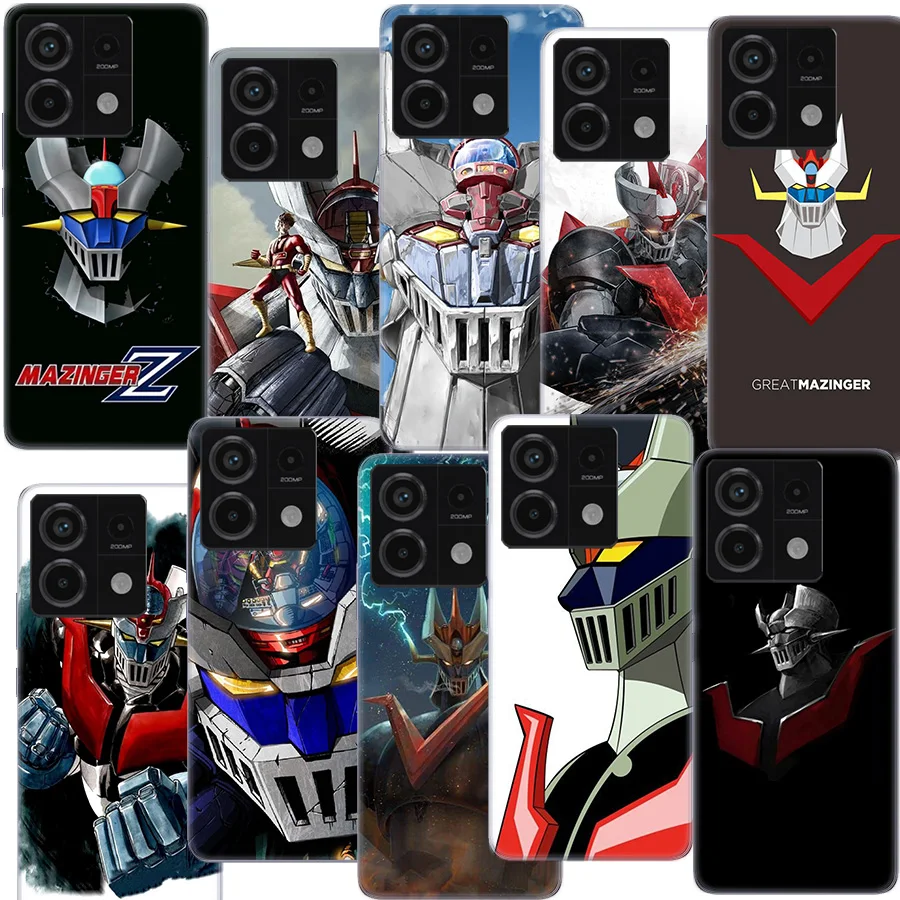 Manga Mazinger Z Anime Clear Phone Case For Redmi Note 11 11S 11T 11E ...