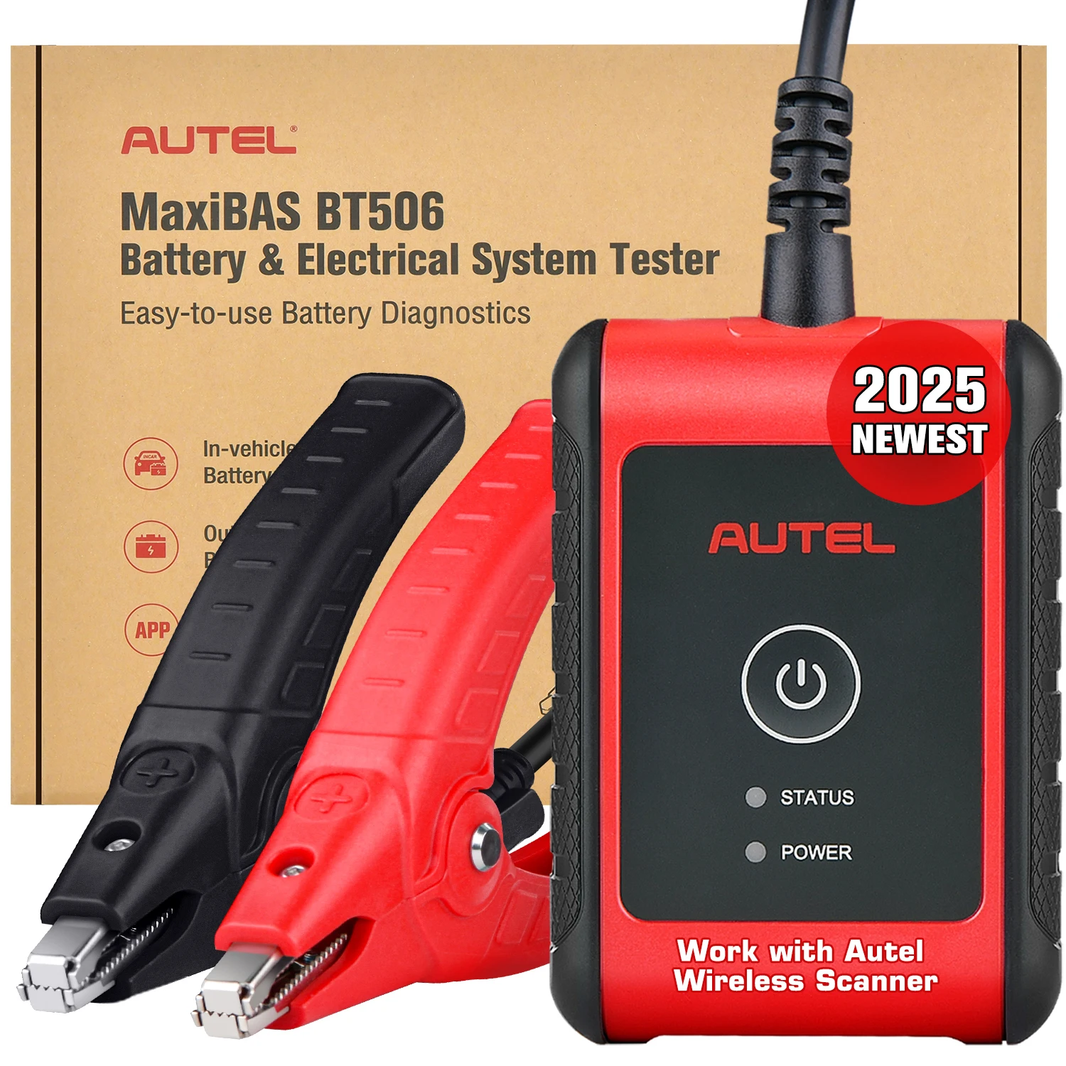 Autel MaxiBAS BT506 Автоматический тестер анализа аккумуляторов и ...