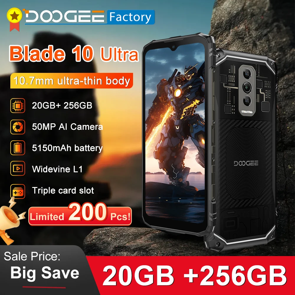 Смартфон Doogee Blade 10 Ultra, 20/256ГБ, global | AliExpress