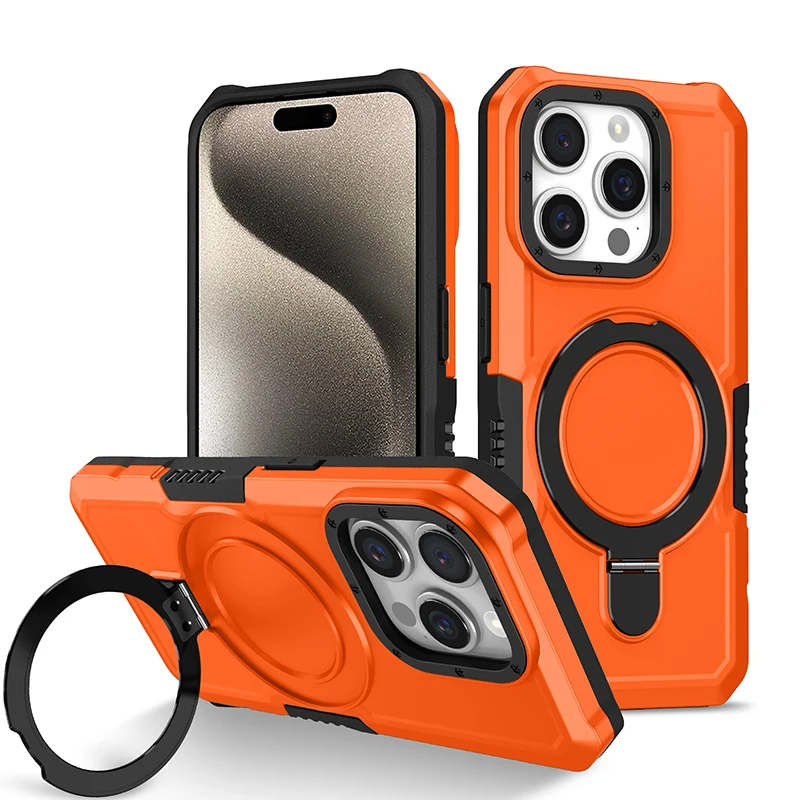 Чехол для iPhone 15 14 13 12 11 Pro Max с задней клипсой сверхпрочный ...