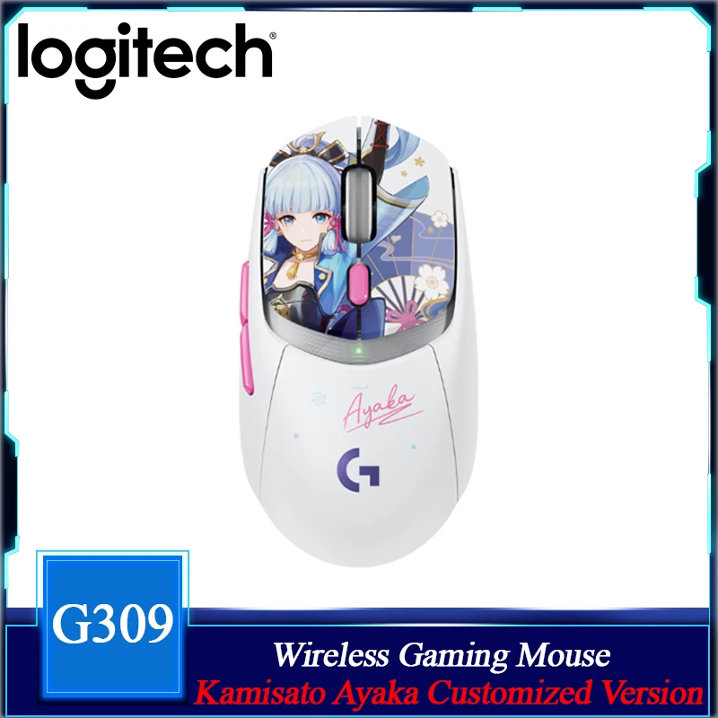 Беспроводная игровая мышь Logitech G309 Kamisato Ayaka LIGHTSPEED ...