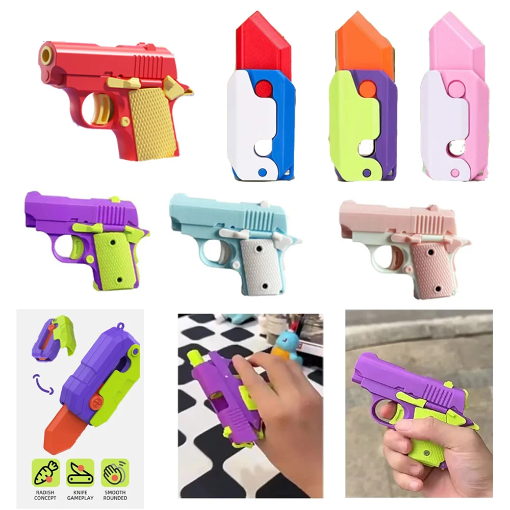 3D нож для моркови, игрушки для детей, декомпрессионная карта ...