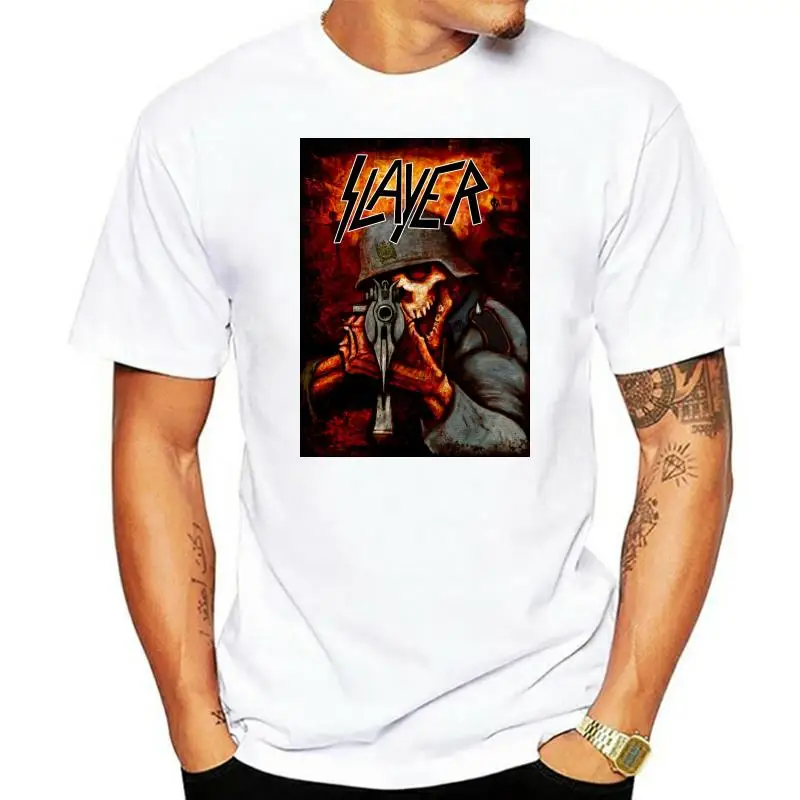 SLAYER SOLDIER PUNK ROCK ALTERNATIVE MENS SIZES T SHIRT | AliExpress