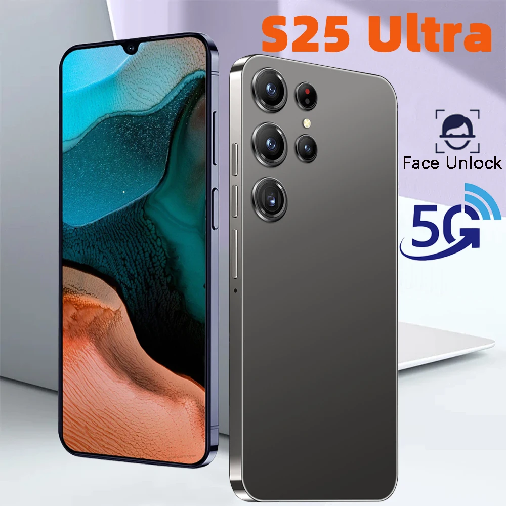 S25 Ultra оригинальные мобильные телефоны 16 ГБ + 1 ТБ смартфон 5G 7800 ...