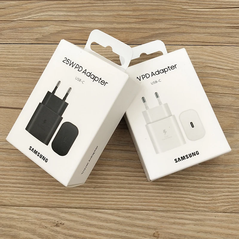 Супербыстрое зарядное устройство Samsung 25 Вт, USB-адаптер типа C для ...