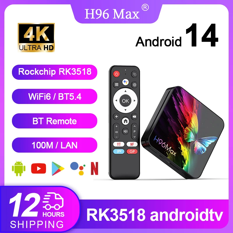H96 MAX Smart TV Box Android 14.0 | AliExpress