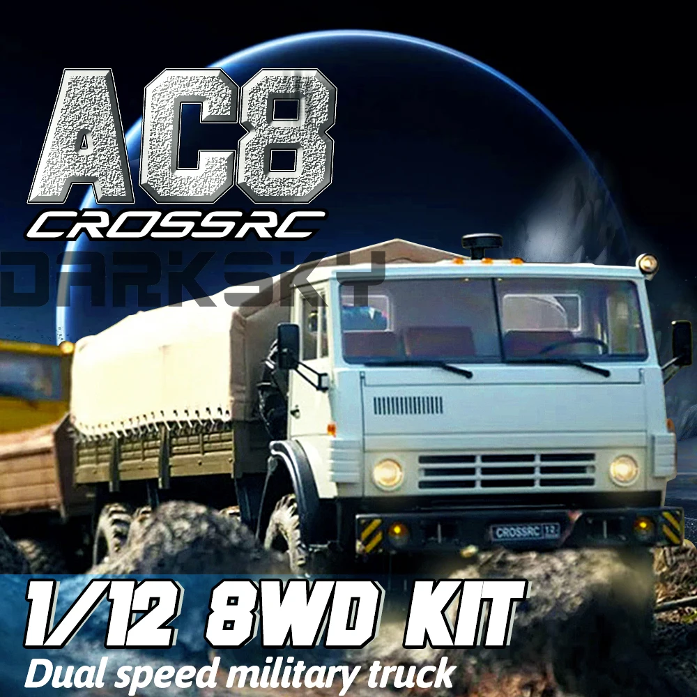 CROSSRC AC8 8X8 металлический радиоуправляемый военный грузовик | AliExpress
