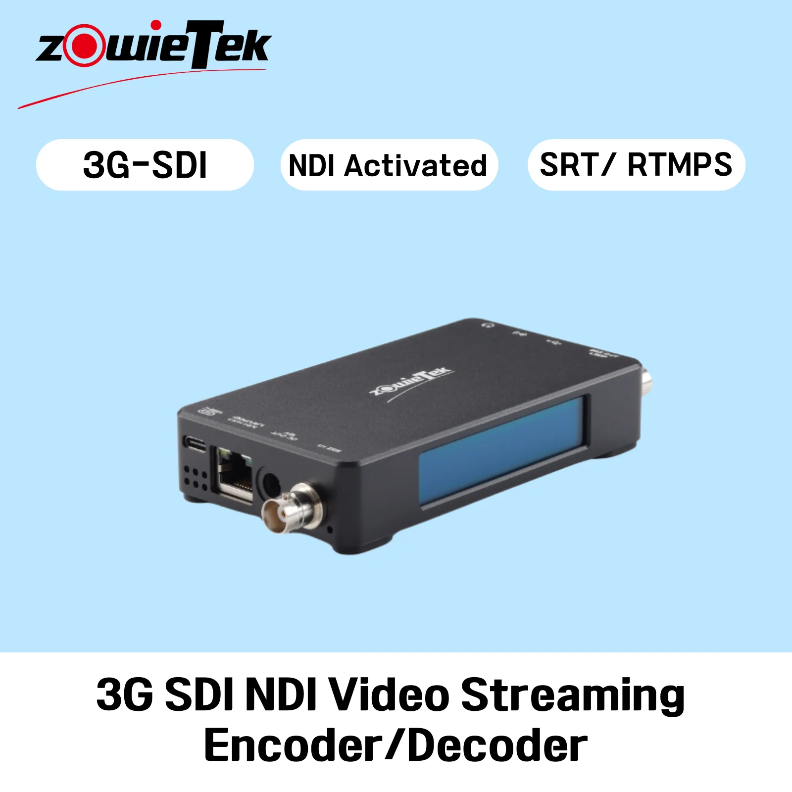 3G SDI NDI потоковая передача видео кодер-декодер, ZowieBox, преобразователь UVC в SDI, SDI ...