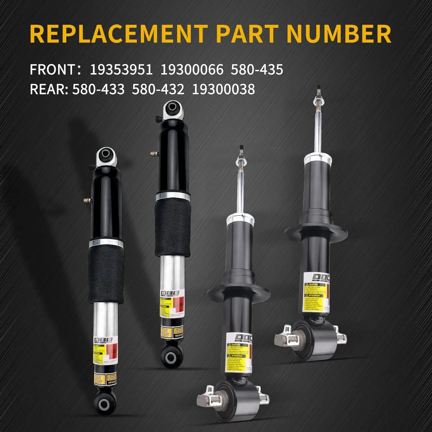 Передняя и задняя Амортизационная подвеска 4X для Cadillac Escalade EXT ...