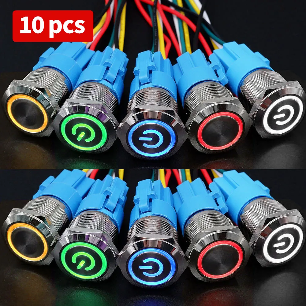 Кнопочные переключатели PRONCH 10 шт. | AliExpress