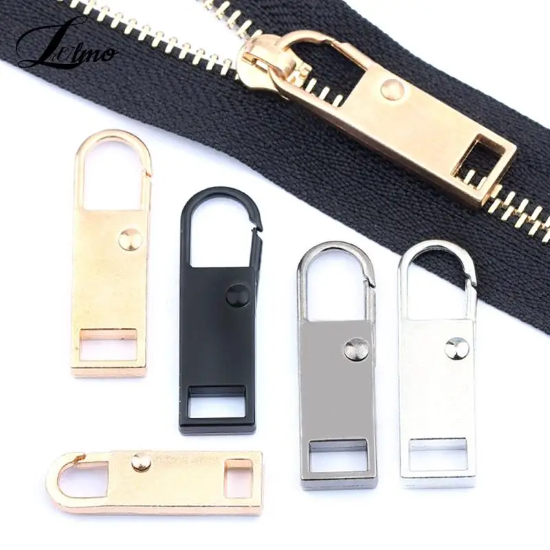 5pcs Metal Universal Replacement Zipper Slider Remove Zipper Puller ...