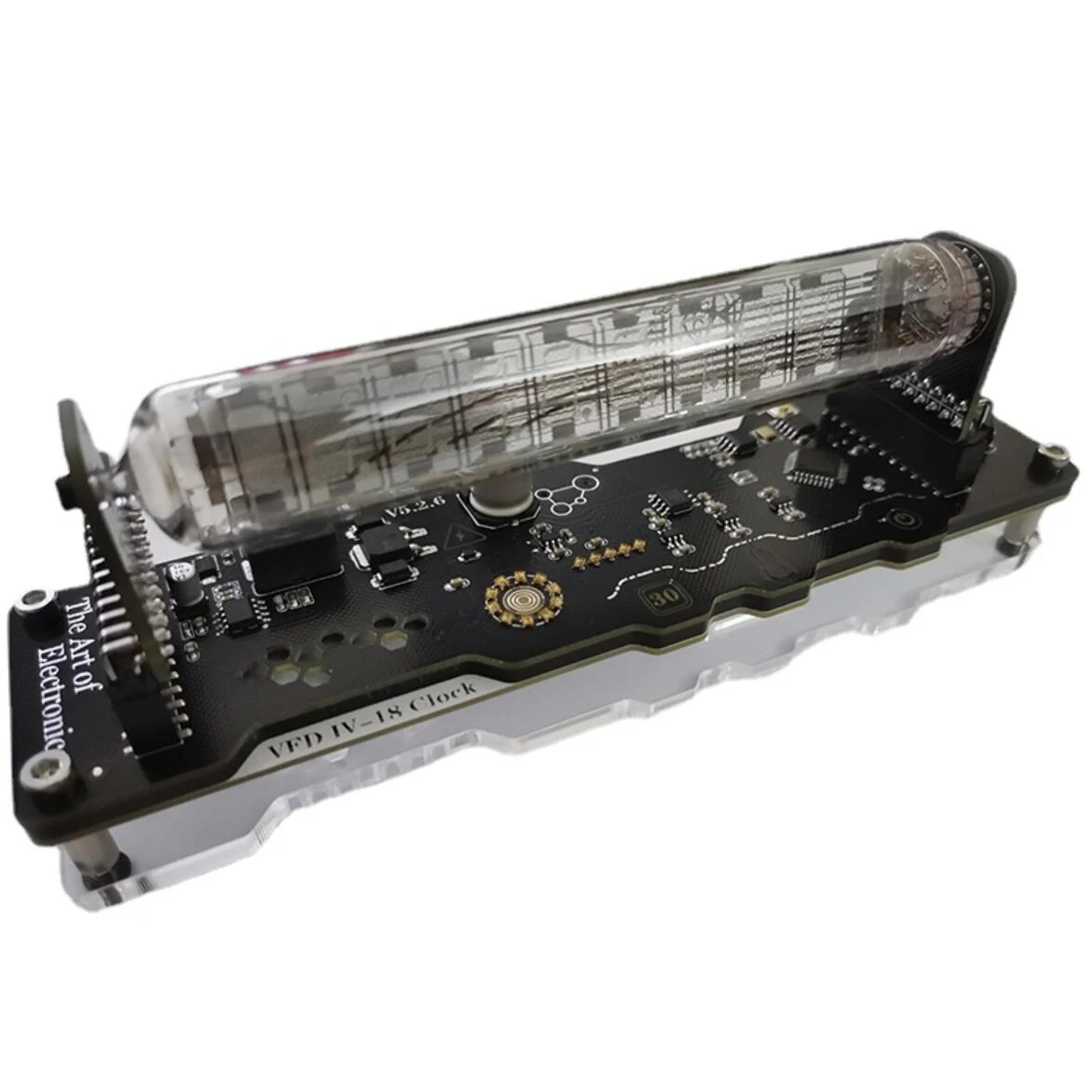 VFD IV18 вакуумные флуоресцентные трубчатые часы Cyberpunk RGB ...