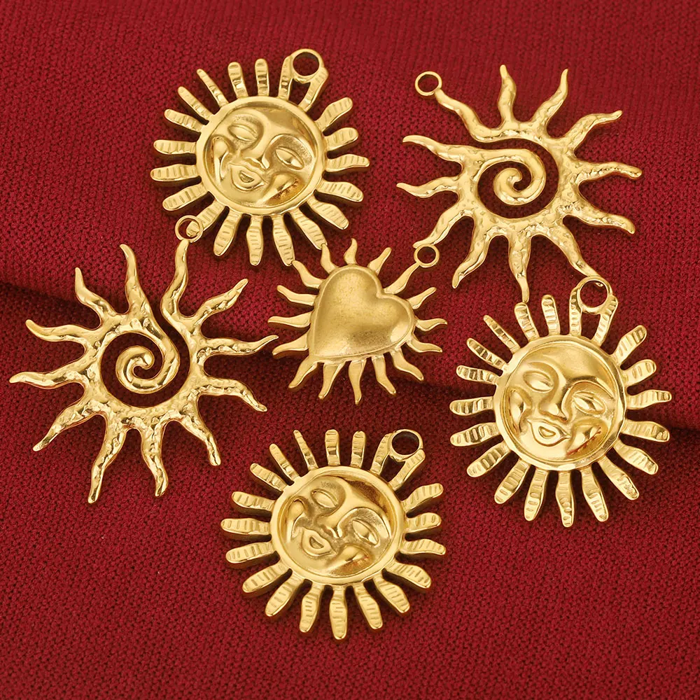 5 шт., подвески сердце нержавеющая сталь золотое покрытие | AliExpress