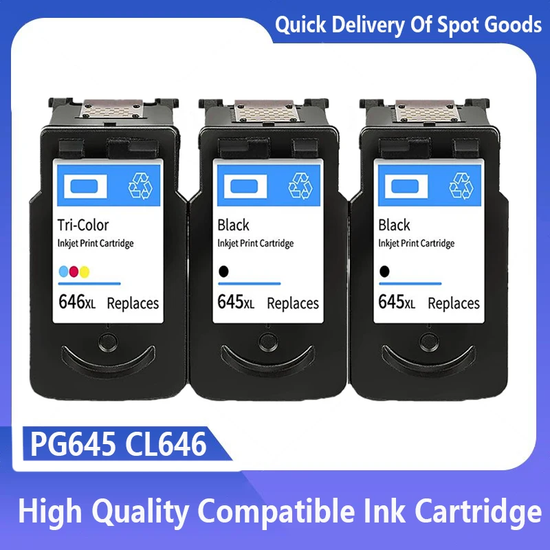 PG645 CL646 PG645XL CL646XL Восстановленный картридж для принтера canon ...