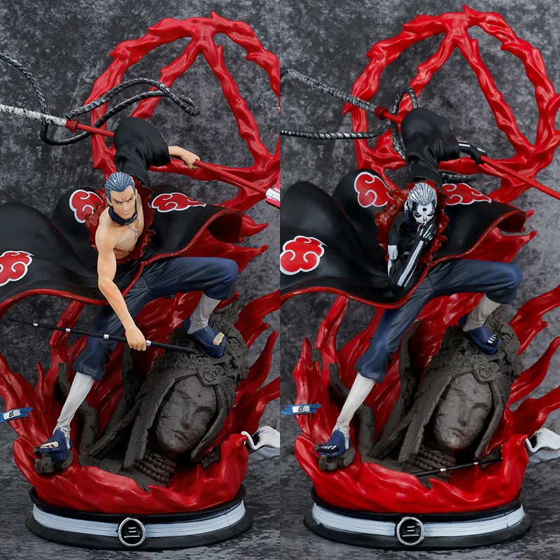 Аниме периферийная статуя Наруто GK Akatsuki CS Hidan Uchiha Obito Uchiha Itachi ПВХ экшн ...