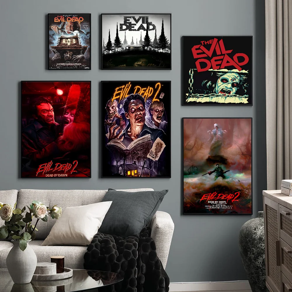 Horror Movie The Evil Dead Self-adhesive Art Poster Waterproof Paper ...