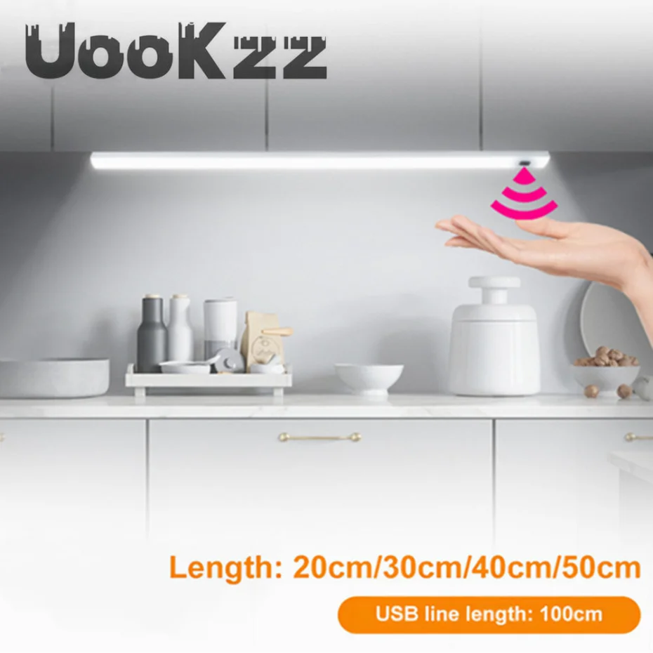 모션데스크 Usb Led 스트립 데스크 램프 핸드 스윕 스위치 백라이트 모션 센서 책 테이블 조명 어린이 공부방 주방
