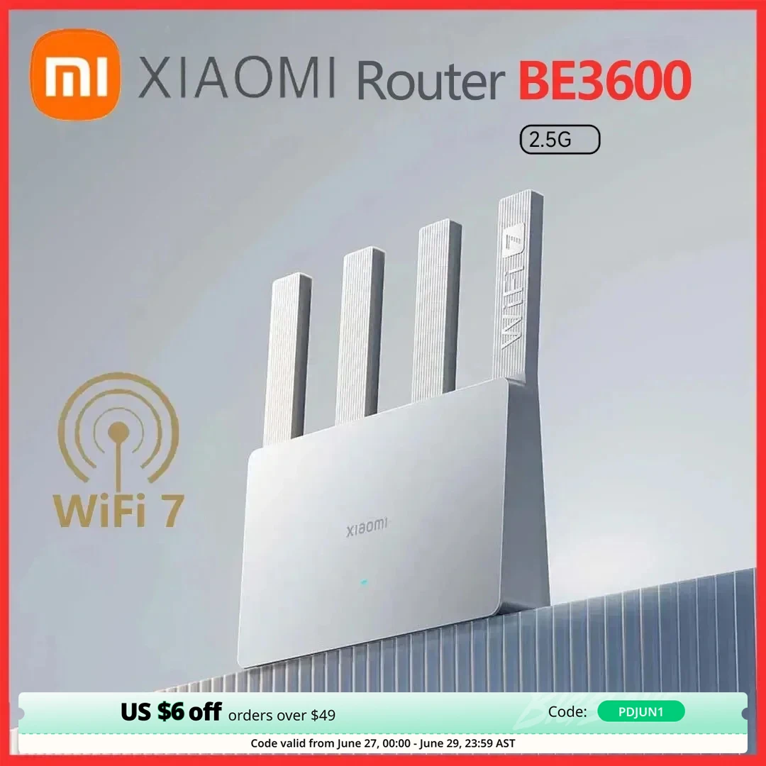 Xiaomi BE3600 WiFi7 Маршрутизатор | AliExpress