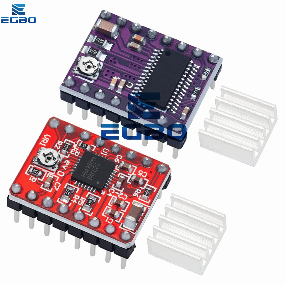 Драйвер шагового двигателя EGBO A4988 | AliExpress